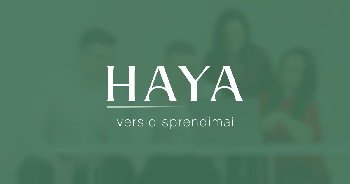 Profesionali ir šiuolaikiška buhalterija - HAYA verslo sprendimai
